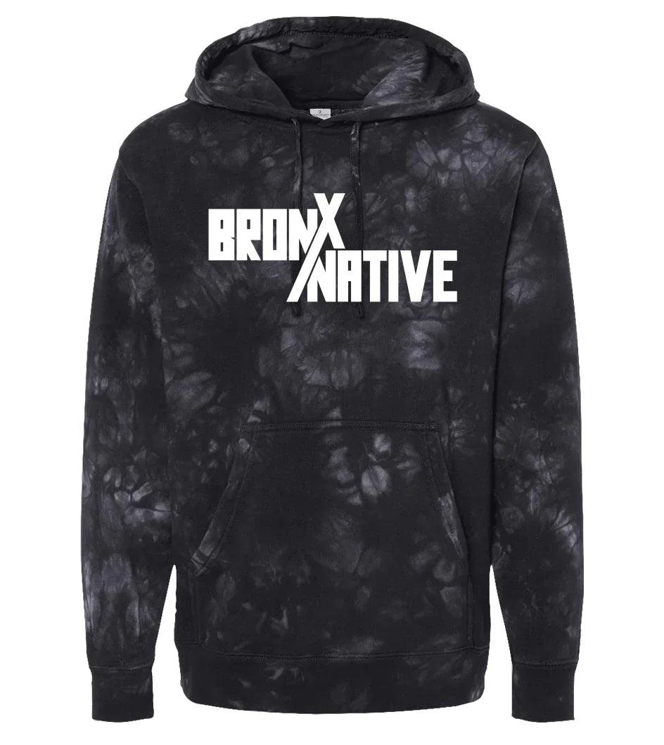 Bronx Native Tie Dye Black Hoodie – Bronx Native Shop
