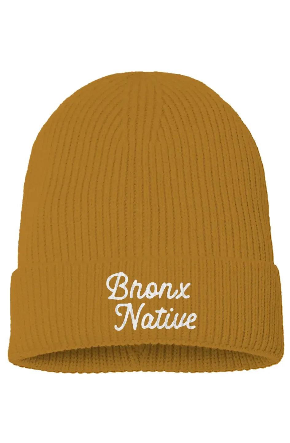 Sustainable Fine Rib Knit Beanie - Bronx Native Shop